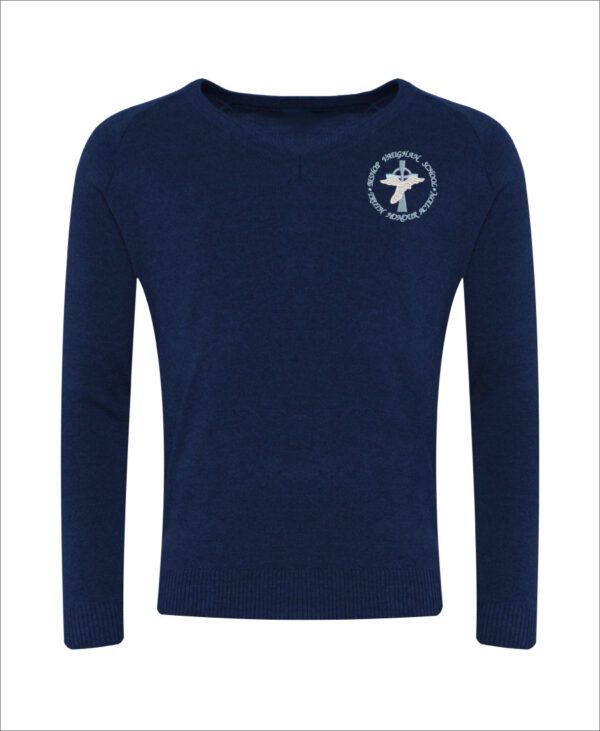 Bishop Vaughan Catholic School V-Neck Jumper - The School Uniform Shop