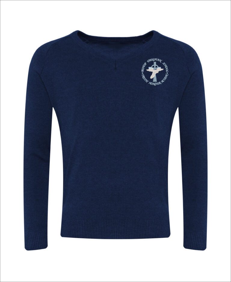 Bishop Vaughan Catholic School V-Neck Jumper - The School Uniform Shop